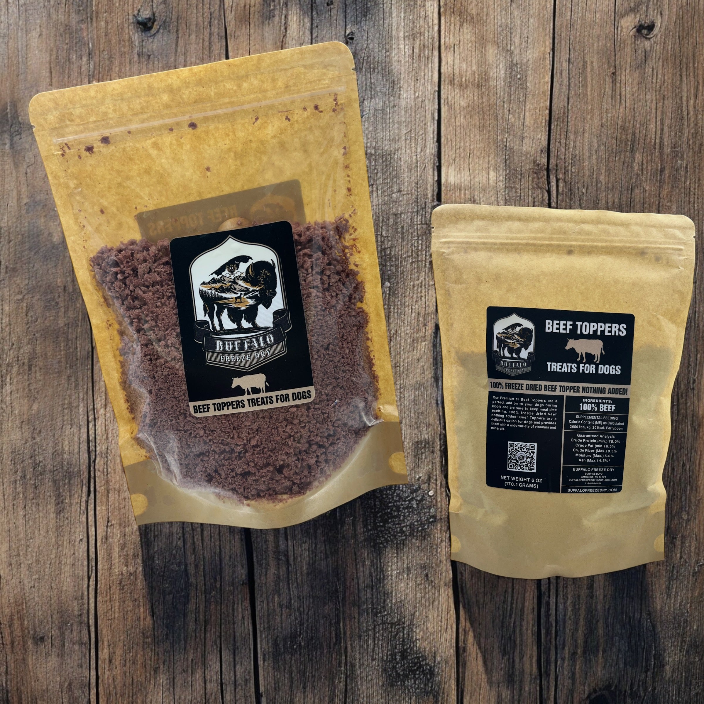 Large Food Toppers | Buffalo Freeze Dry